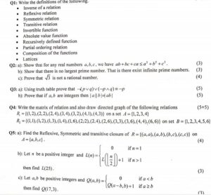 Set Theory and logic past previous question paper| University | cuitutorial