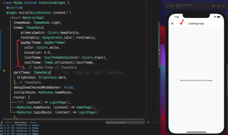 AppBarThem Extracting in Flutter |Cuitutorial